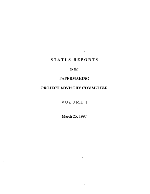 (PDF) PAC report (Papermaking) March 1997