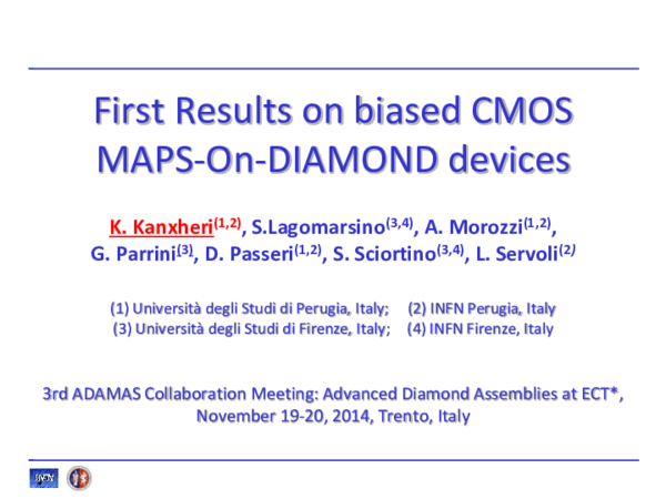 (PDF) First result on biased CMOS MAPs-on-diamond devices