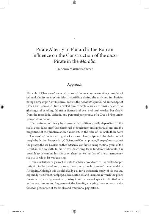 (PDF) Pirate Alterity in Plutarch: The Roman Influence on the ...