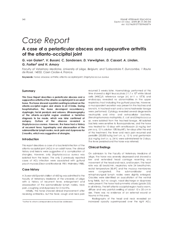 (PDF) A case of a periarticular abscess and suppurative arthritis of ...
