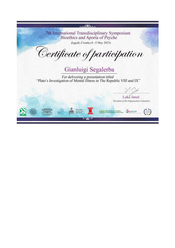 (PDF) Certificate of Participation in the 7th International Transdisciplinary Symposium ...