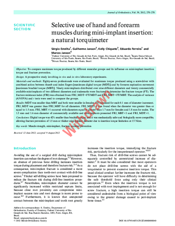 (PDF) Retracted:Selective use of hand and forearm muscles during mini ...