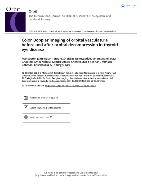 (PDF) Color Doppler imaging of orbital vasculature before and after ...