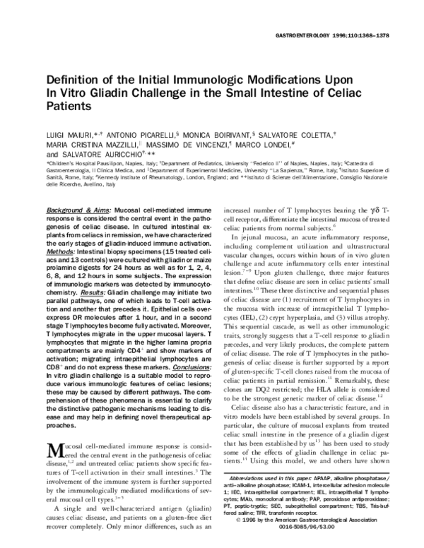 (PDF) Definition of the initial immunologic modifications upon in vitro ...