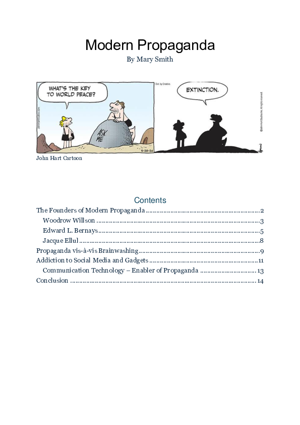 (PDF) Modern Propaganda By Mary Smith