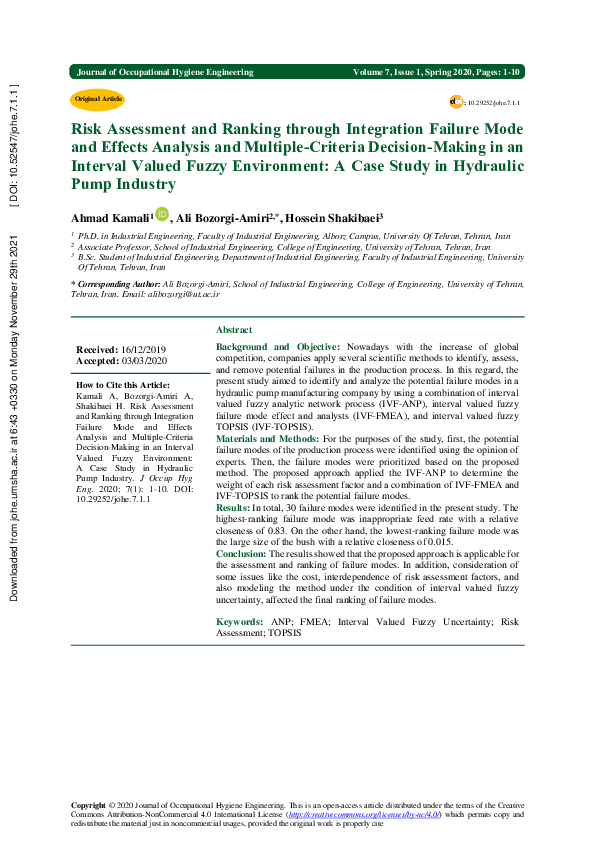 (PDF) Risk Assessment and Ranking through Integration Failure Mode and ...