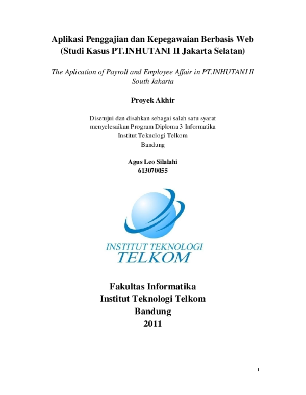 (PDF) Aplikasi Penggajian Dan Kepegawaian Berbasis Web (Studi Kasus ...