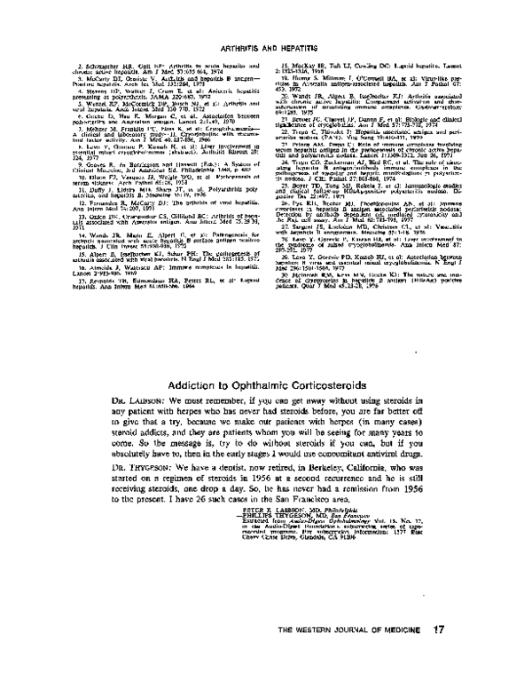 (PDF) Addiction to ophthalmic corticosteroids