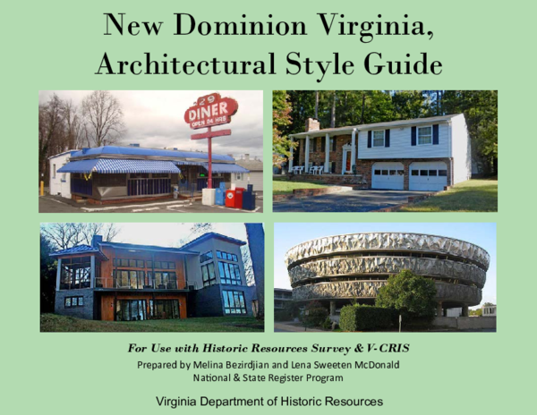 (PDF) New Dominion Virginia Architectural Style Guide Prepared by