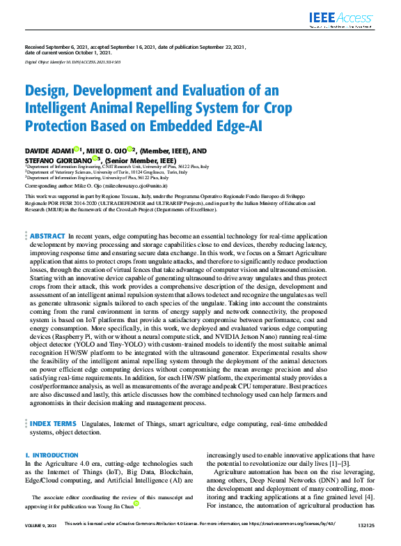 (PDF) Design, Development and Evaluation of an Intelligent Animal ...