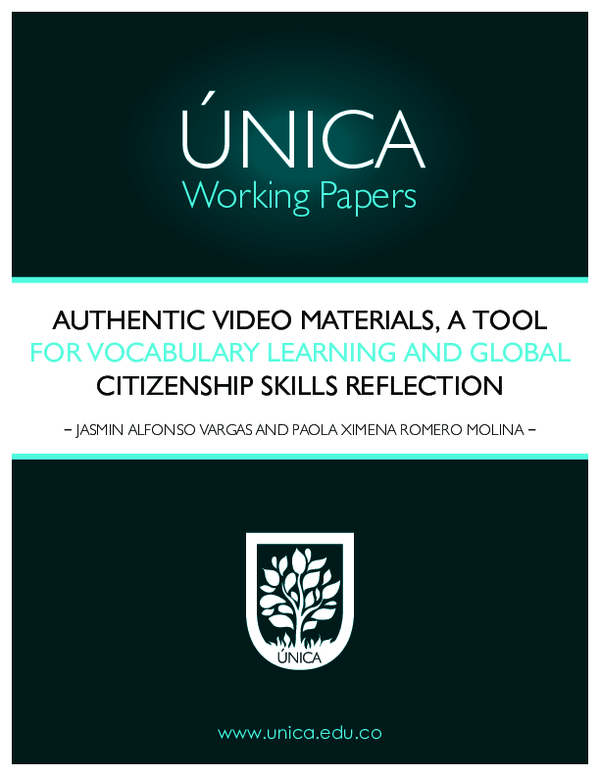 (PDF) Authentic Video Materials, a Tool for Vocabulary Learning and Global Citizenship Skills ...