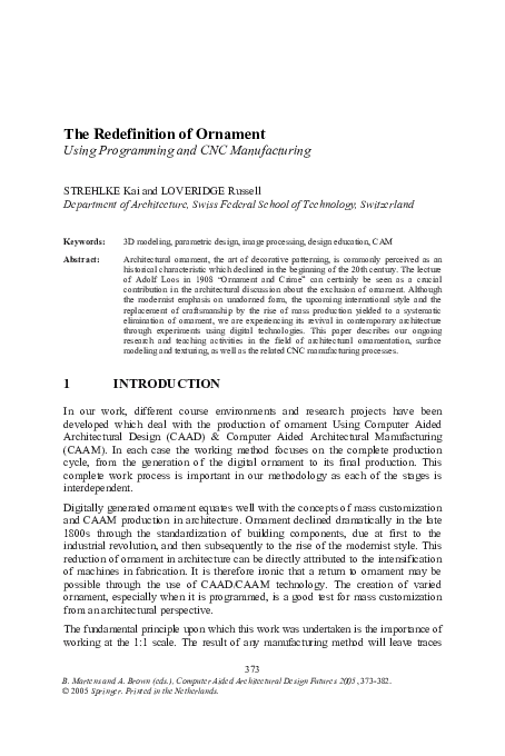 (PDF) Computer-Aided Architectural Design Futures 2007: Proceedings of the 12th International ...