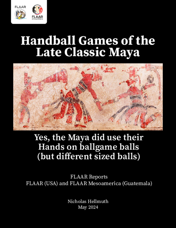 (PDF) Handball Games of the Late Classic Maya: Yes, the Maya did use ...