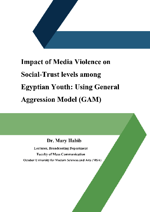 (PDF) The Impact of Media Violence on Social-Trust levels among ...