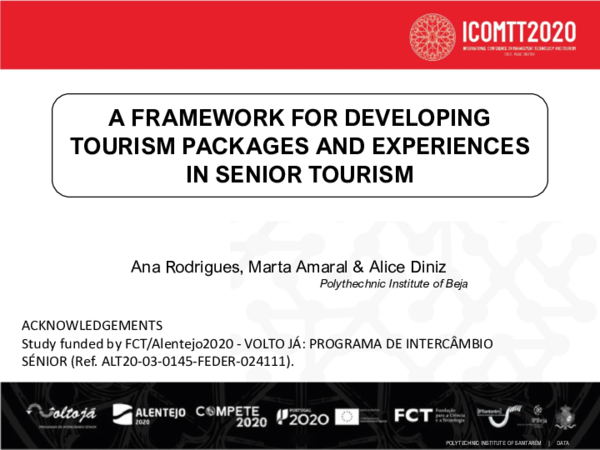 (PDF) A framework for developing tourism packages and experiences in ...