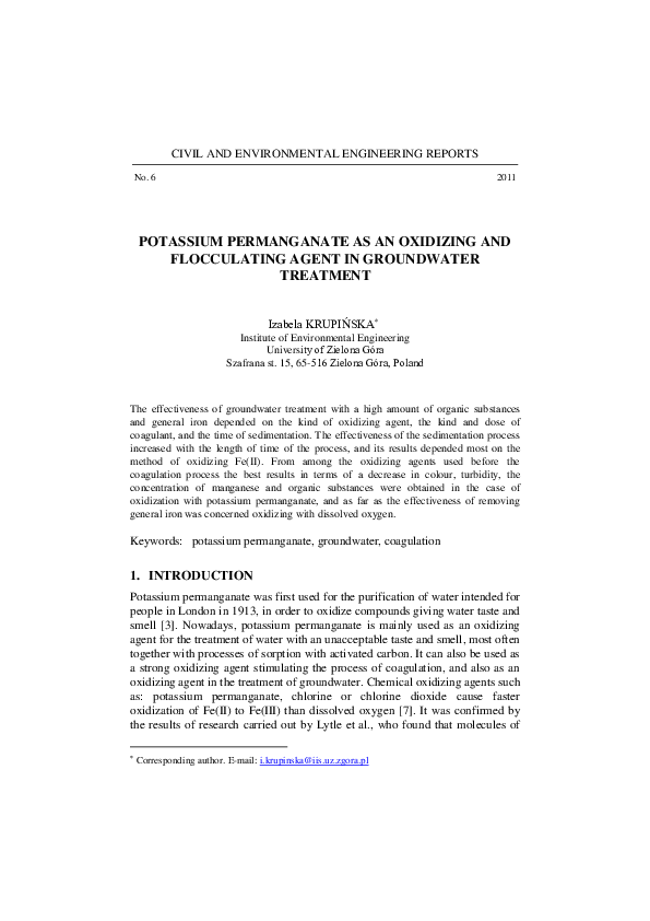 (PDF) Civil and Environmental Engineering Reports