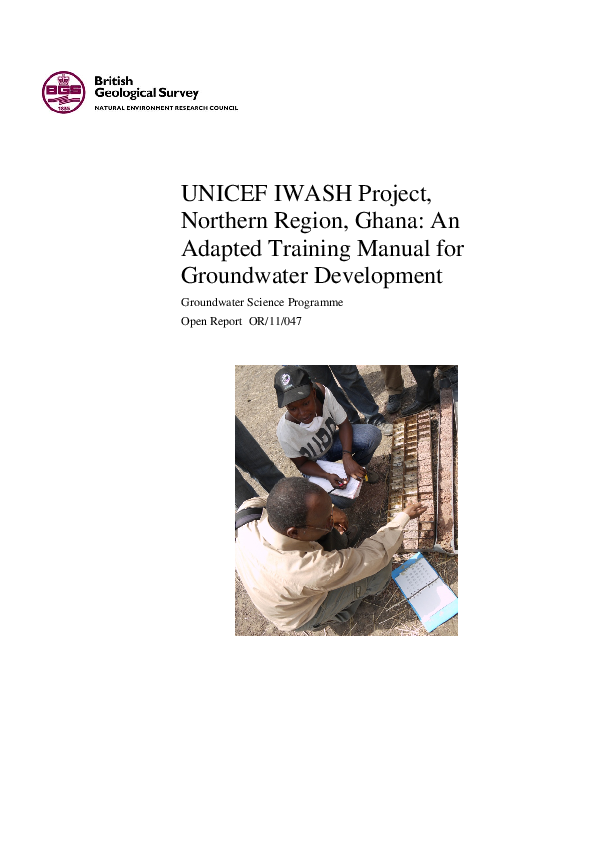 (PDF) UNICEF IWASH Project, Northern Region, Ghana: an adapted training ...