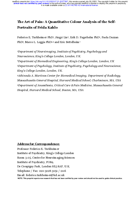 (PDF) The Art of Pain: A Quantitative Colour Analysis of the Self ...