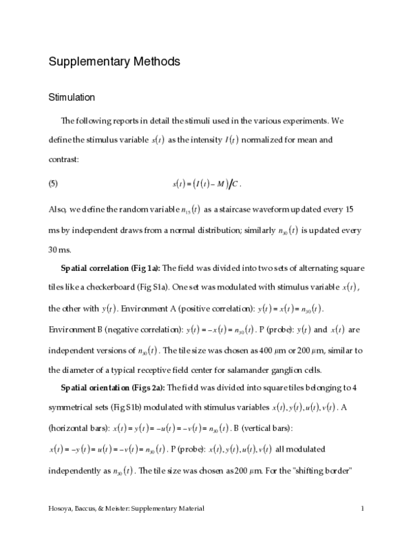 (PDF) Dynamic predictive coding by the retina