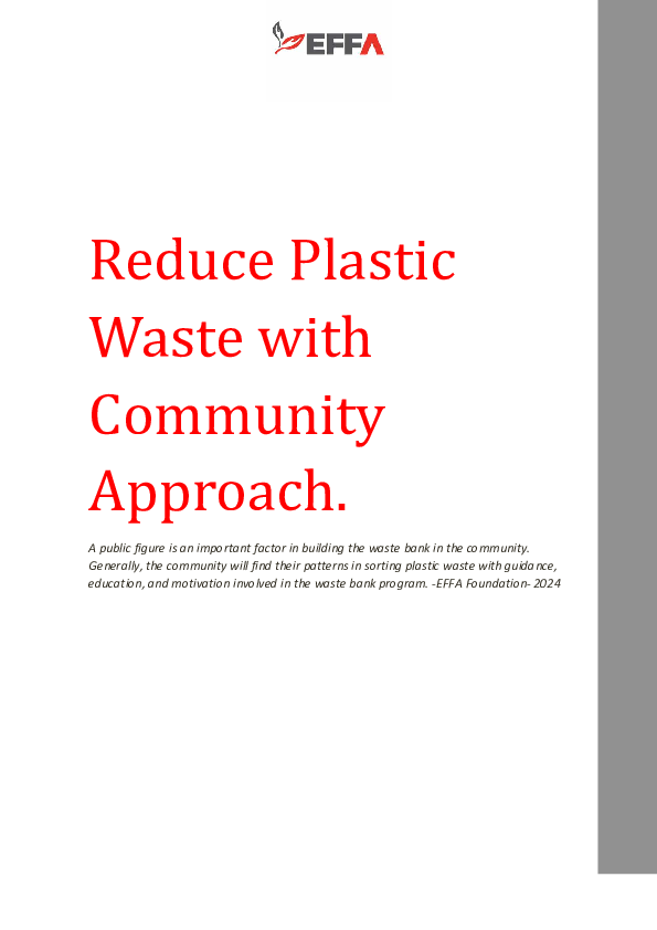 (PDF) Reduce Plastic Waste with Community Approach