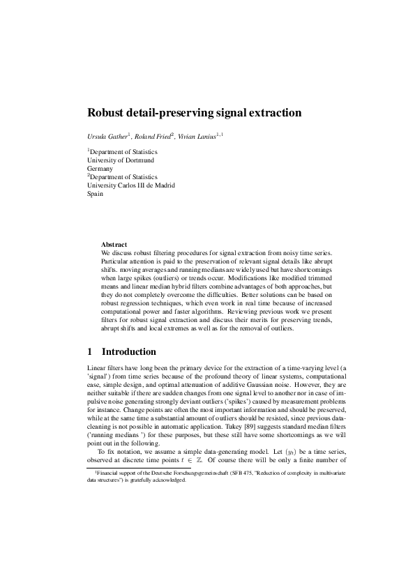 (PDF) Robust Detail‐Preserving Signal Extraction