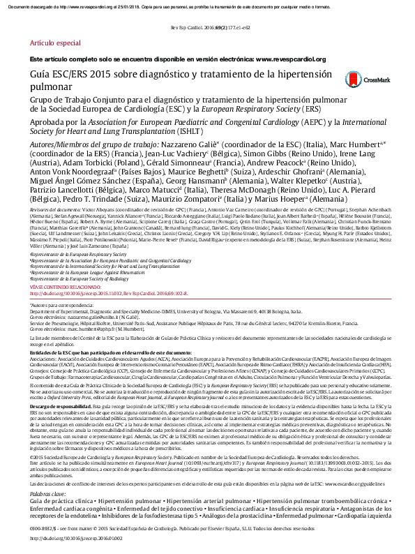 (PDF) Guía ESC/ERS 2015 sobre diagnóstico y tratamiento de la ...