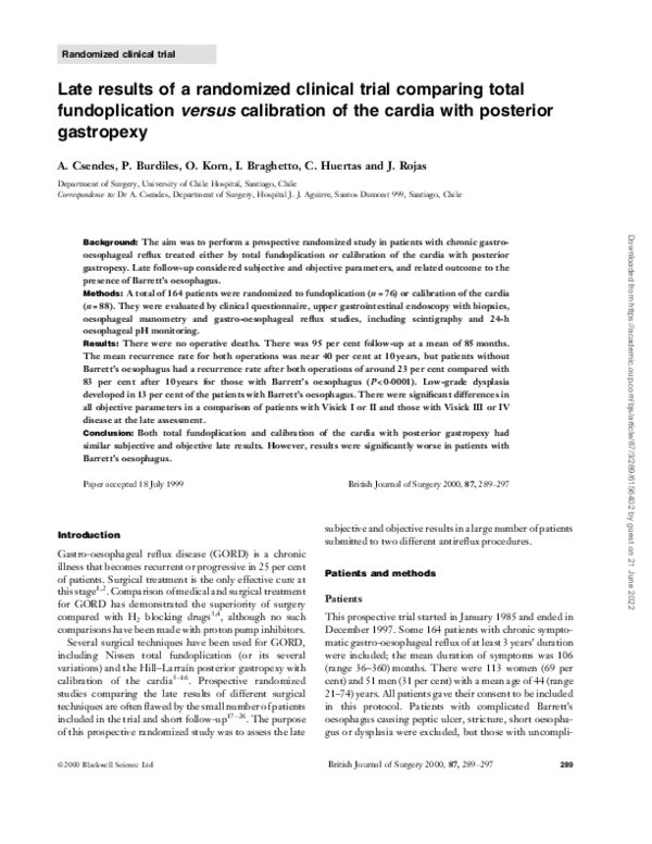 (PDF) Late results of a randomized clinical trial comparing total ...