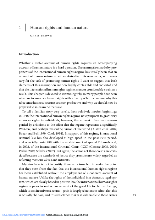 (PDF) Human Rights