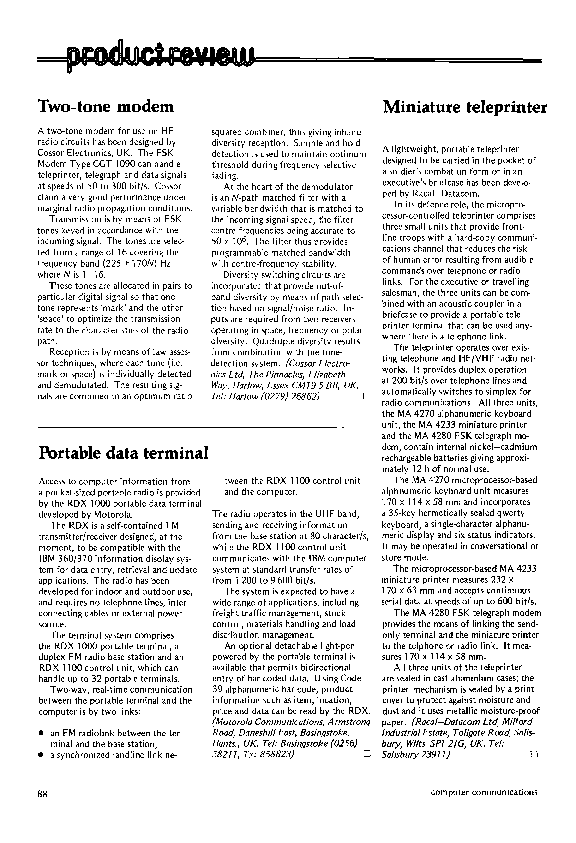 (PDF) Portable data terminal