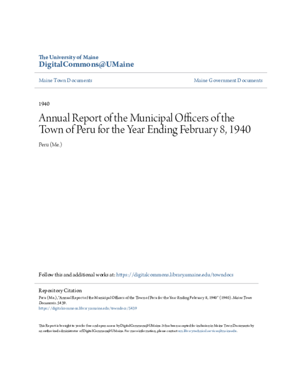 (PDF) Town Officers