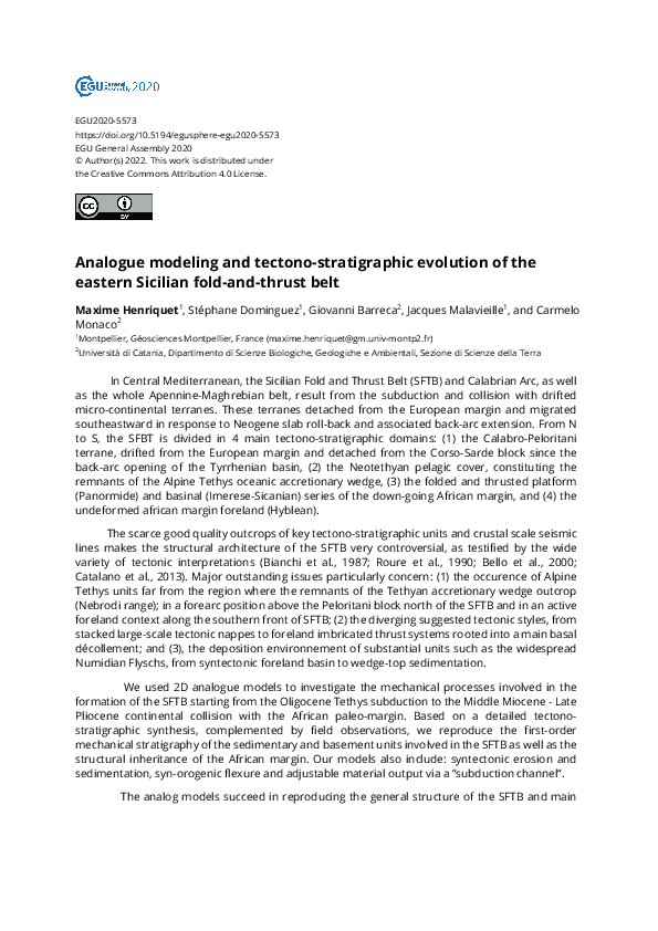 (PDF) Analogue modeling and tectono-stratigraphic evolution of the ...