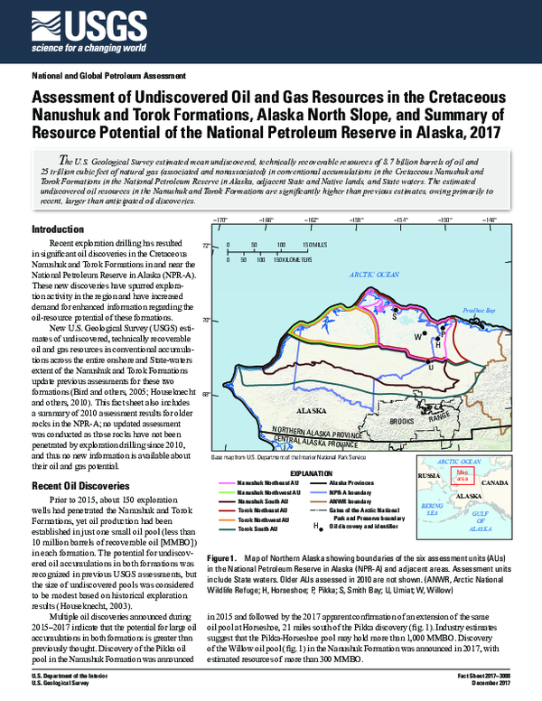 (PDF) Assessment of undiscovered oil and gas resources in the ...