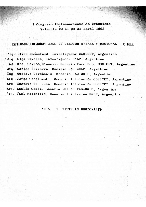 (PDF) Programa Informatizado de Gestión Urbana y Regional - PIGUR