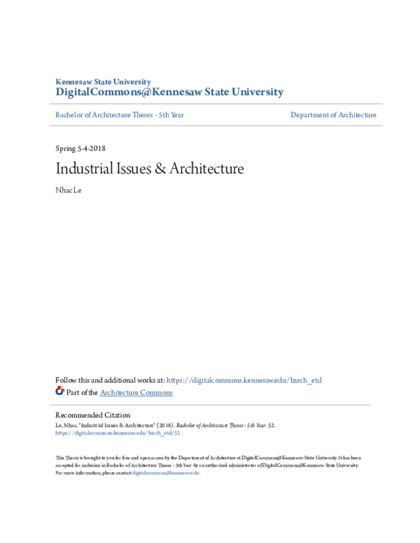 (PDF) Industrial Issues & Architecture