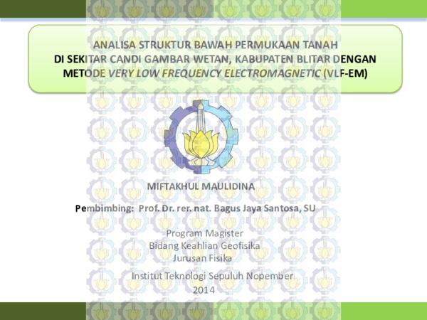 (PDF) Analisa Struktur Bawah Permukaan Tanah Di Sekitar Candi Gambar Wetan, Kabupaten Blitar ...