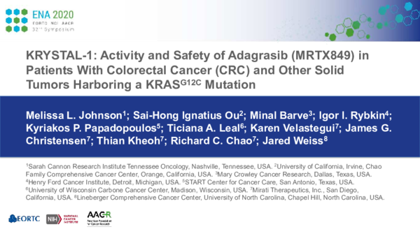 (PDF) KRYSTAL-1: Activity and Safety of Adagrasib (MRTX849) in Patients ...