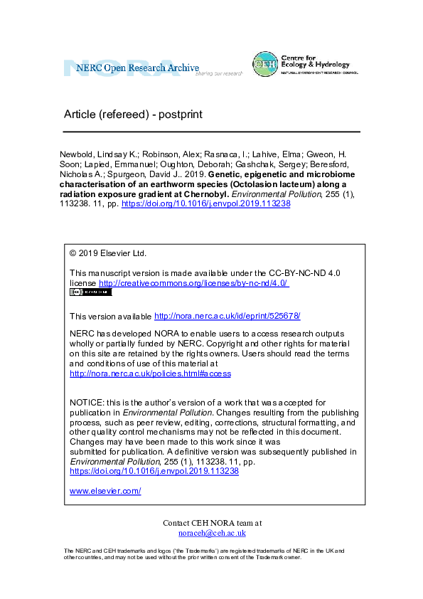 (PDF) Genetic, epigenetic and microbiome characterisation of an ...