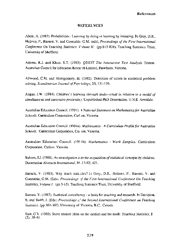 (PDF) An investigation into students' understanding of statistics