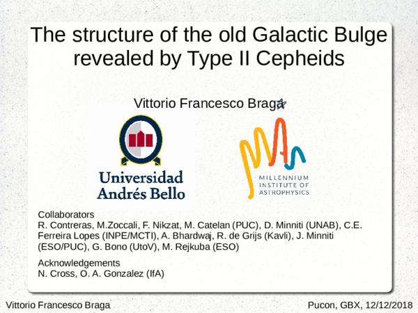 (PDF) The structure of the old Galactic Bulge revealed by Type II Cepheids