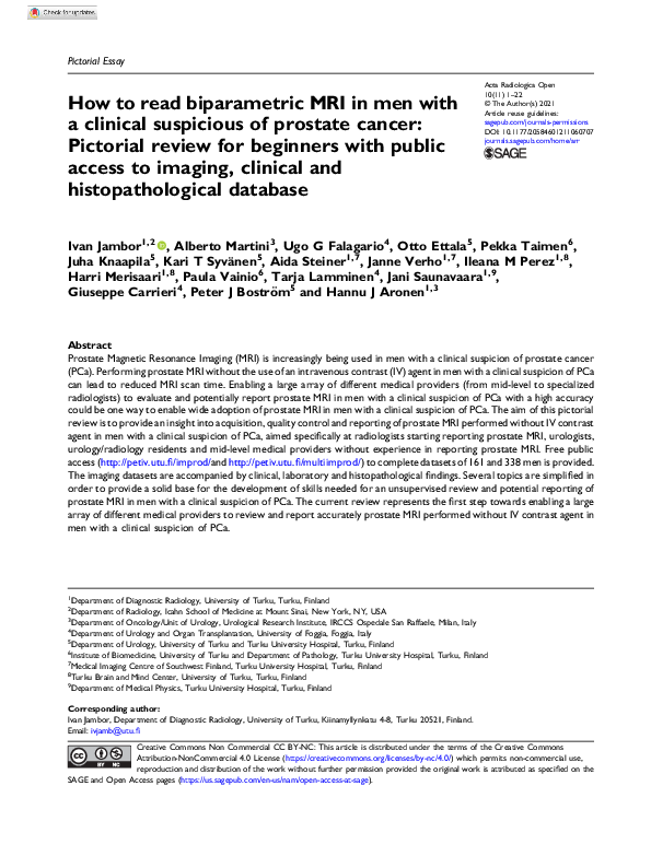 (PDF) How to read biparametric MRI in men with a clinical suspicious of prostate cancer ...
