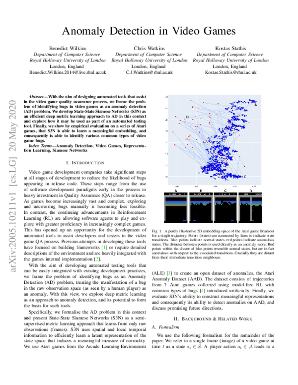 (PDF) Anomaly Detection in Video Games