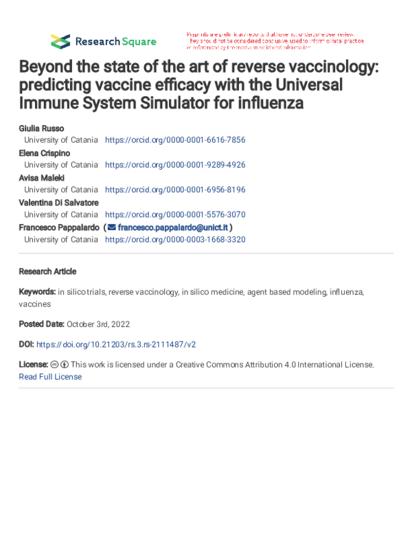 (PDF) Beyond the state of the art of reverse vaccinology: predicting ...