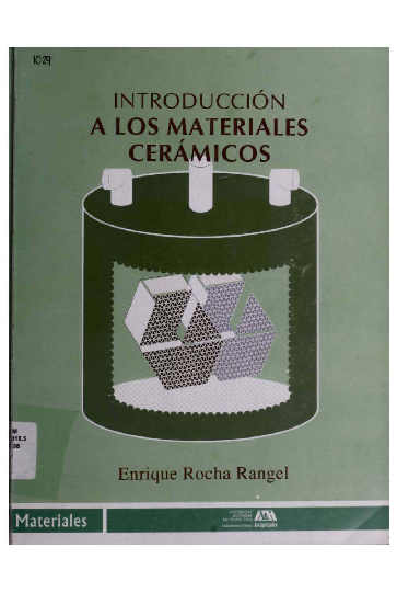 (PDF) Introducción a los materiales cerámicos