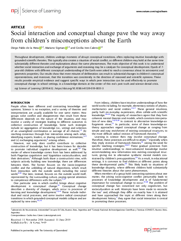 (PDF) Social interaction and conceptual change pave the way away from ...