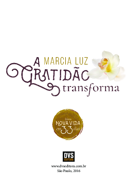 (PDF) Marcia Luz - A Graditão Transforma | Buscador Da Luz - Academia.edu