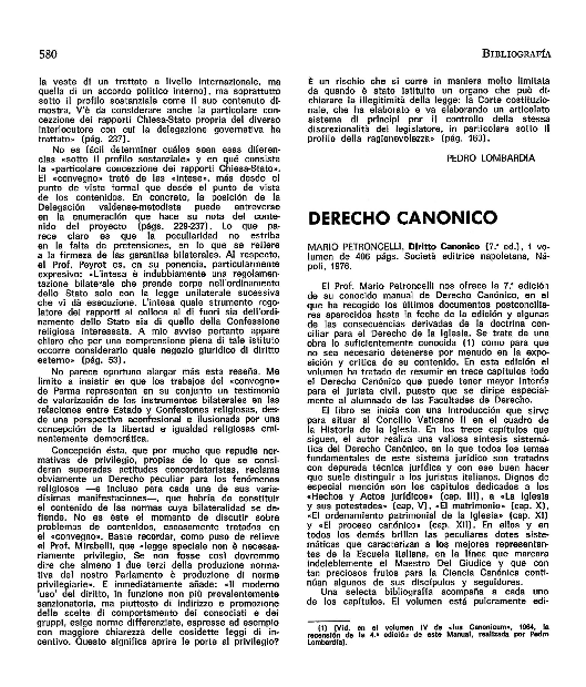 (PDF) MARIO PETRONCELLI, Diritto Canonico (7.ª ed.). 1 volumen de 406 ...