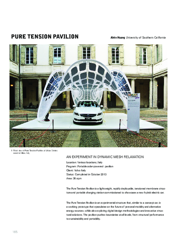 (PDF) Pure Tension Pavilion