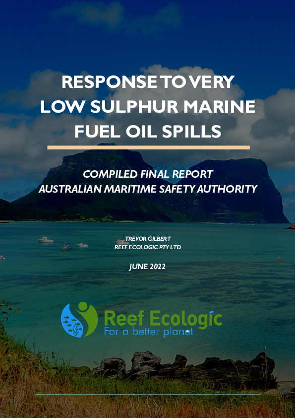 (PDF) RESPONSE TO VERY LOW SULPHUR MARINE FUEL OIL SPILLS - FINAL ...