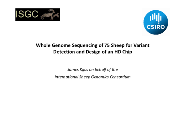 (PDF) Genomic Analysis and HD Chip in Sheep