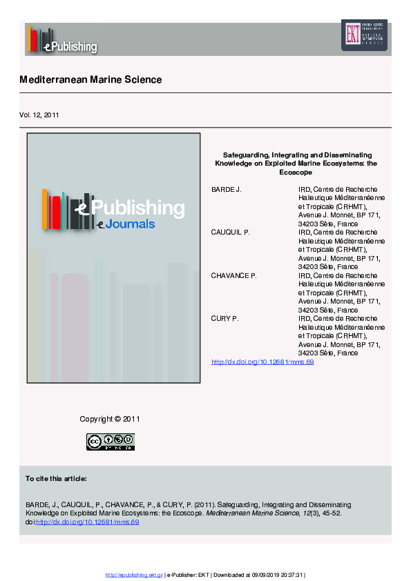 (PDF) Safeguarding, Integrating and Disseminating Knowledge on ...